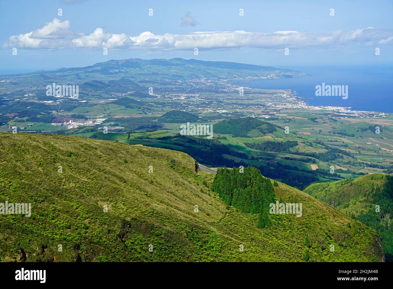 amazing landscape on the azores islands Stock Photo - Alamy