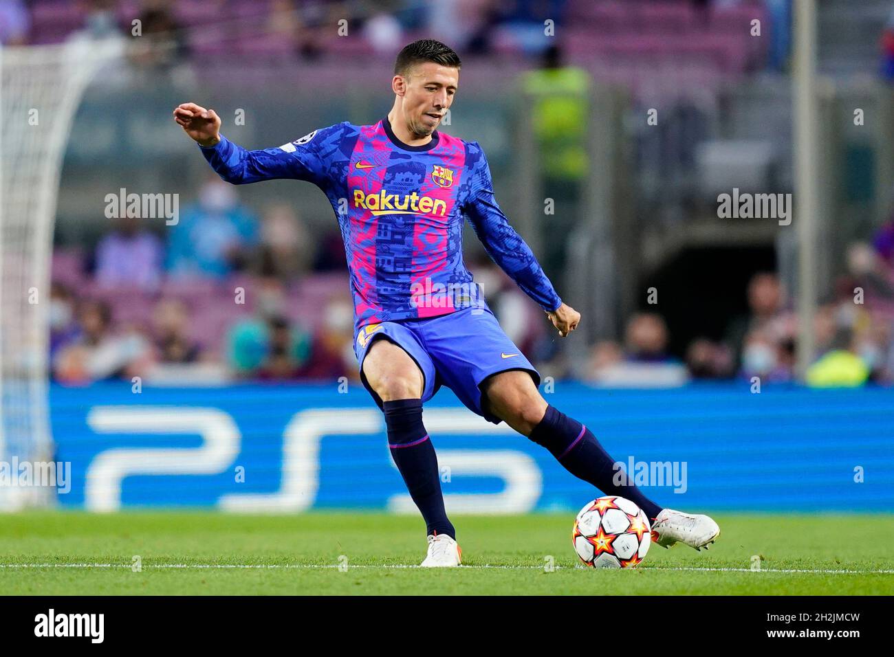 Clement Lenglet of FC Barcelona during the UEFA Champions League match ...