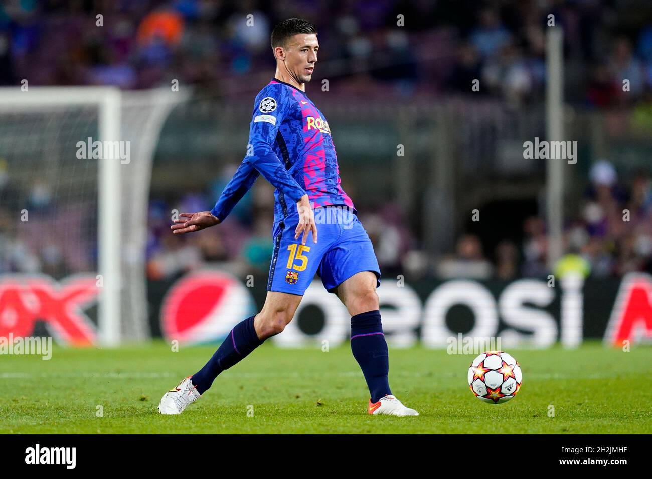 Clement Lenglet of FC Barcelona during the UEFA Champions League match ...