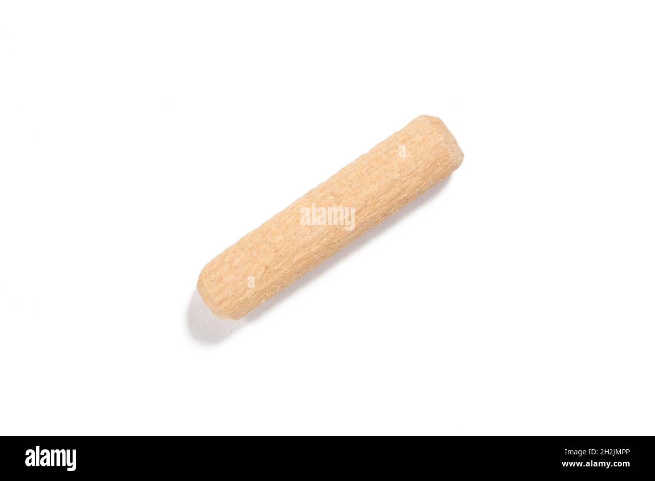 Wooden pin (pod) for furniture assembly isolated on white background ...