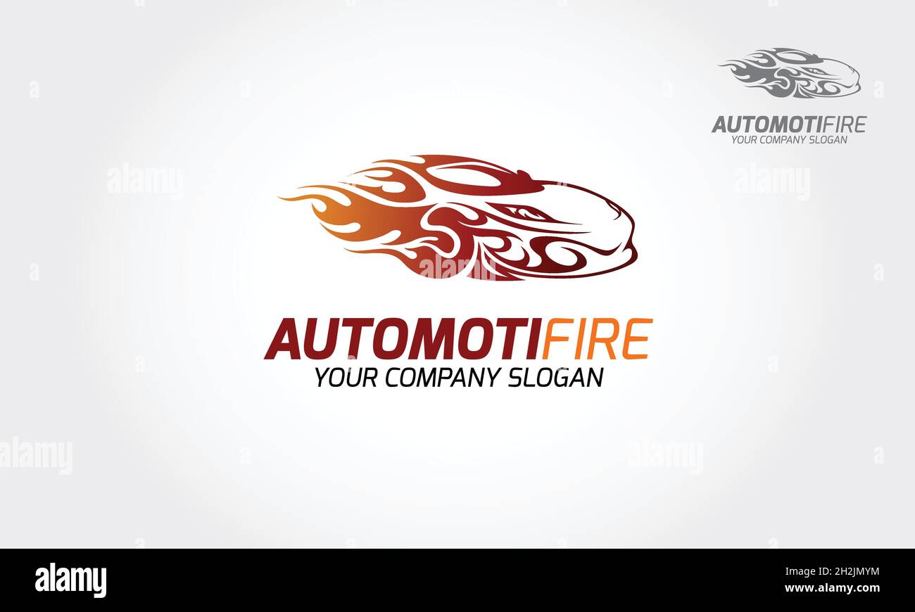 Fire engine logo hi-res stock photography and images - Alamy