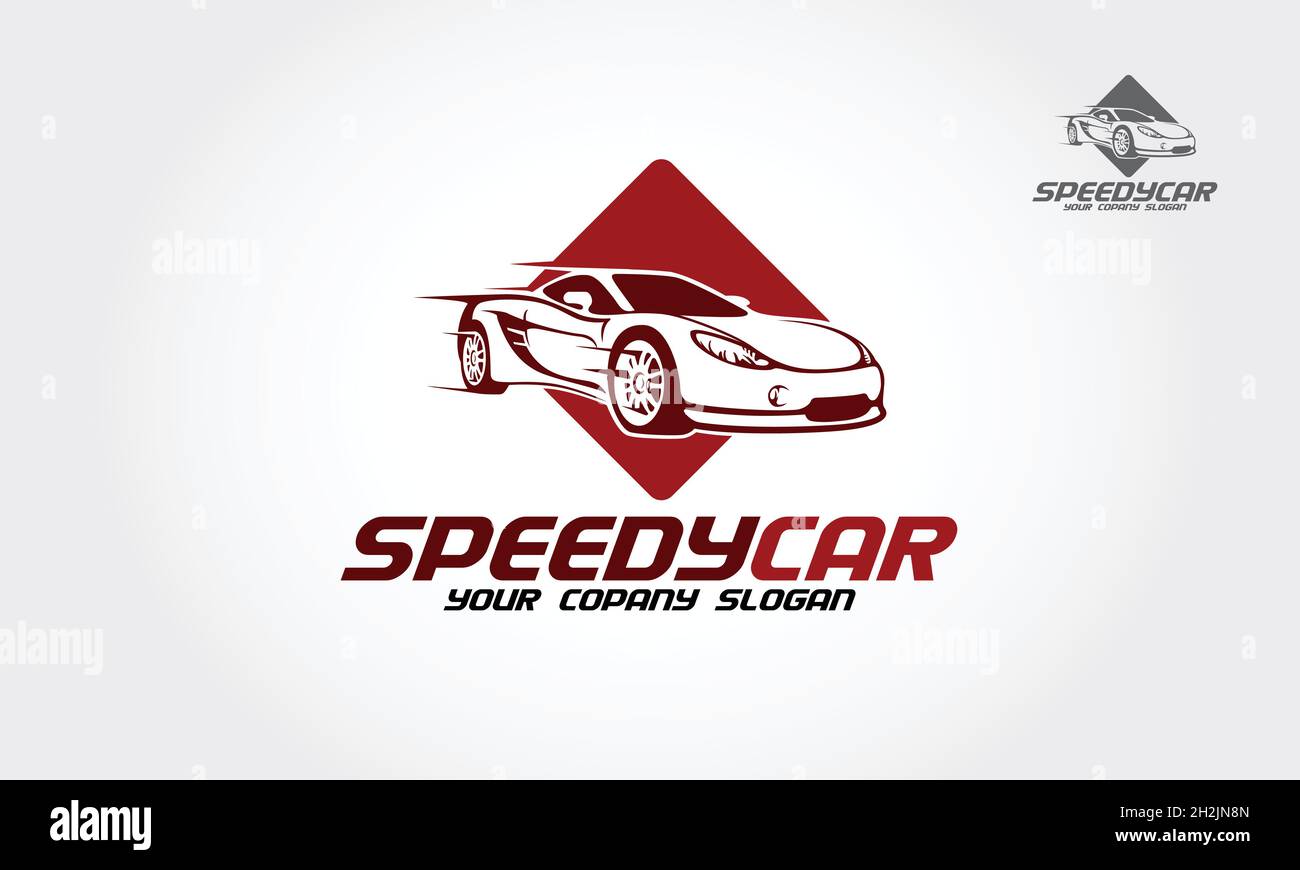 Speedy Car Vector Logo Template. This is a modern, clean and elegant ...