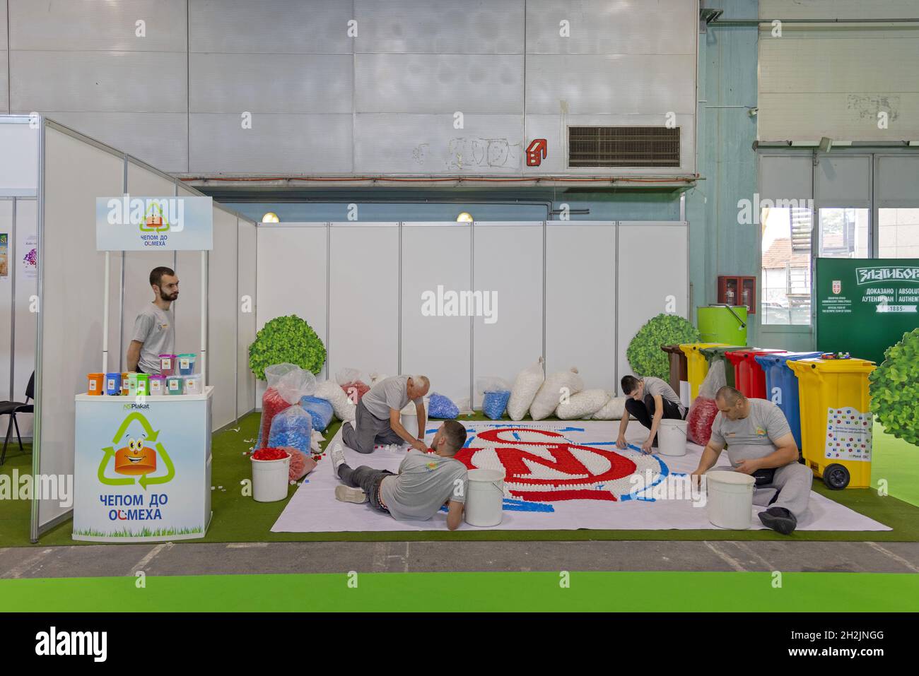 Novi Sad, Serbia - September 18, 2021: Volontiers Building Expo Fair ...