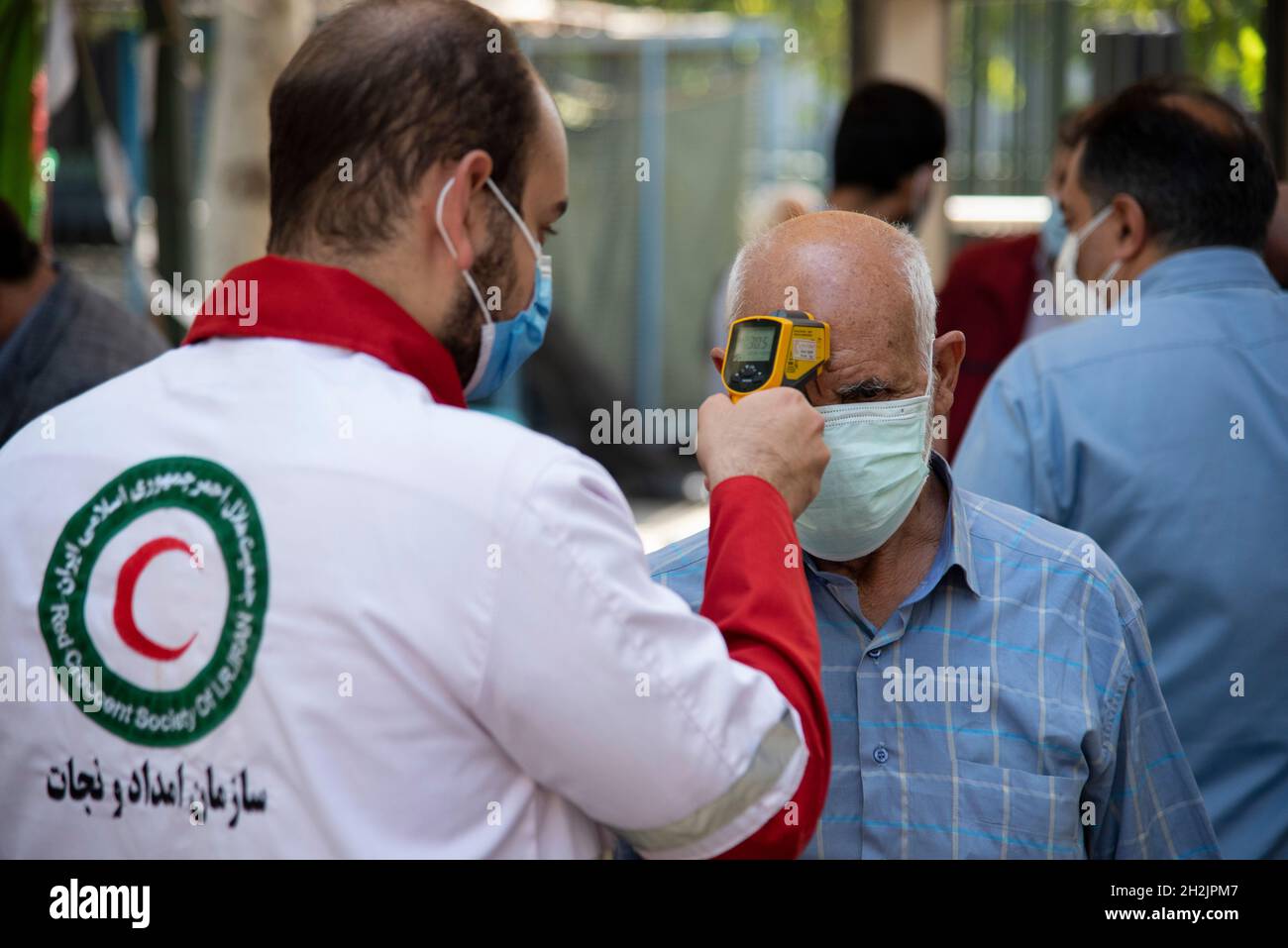 Iranian red crescent hi-res stock photography and images - Alamy
