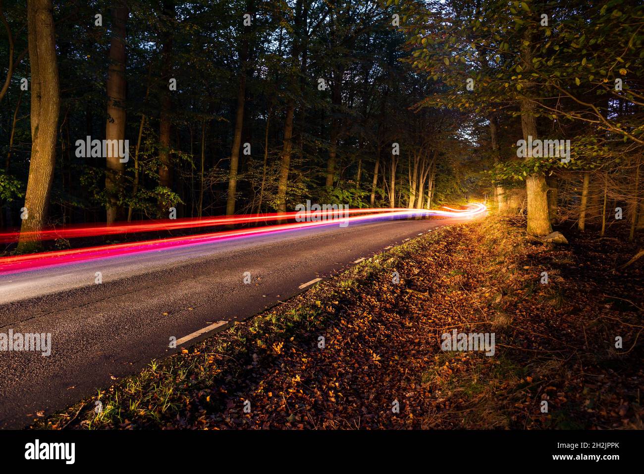 Car trail hi-res stock photography and images - Alamy