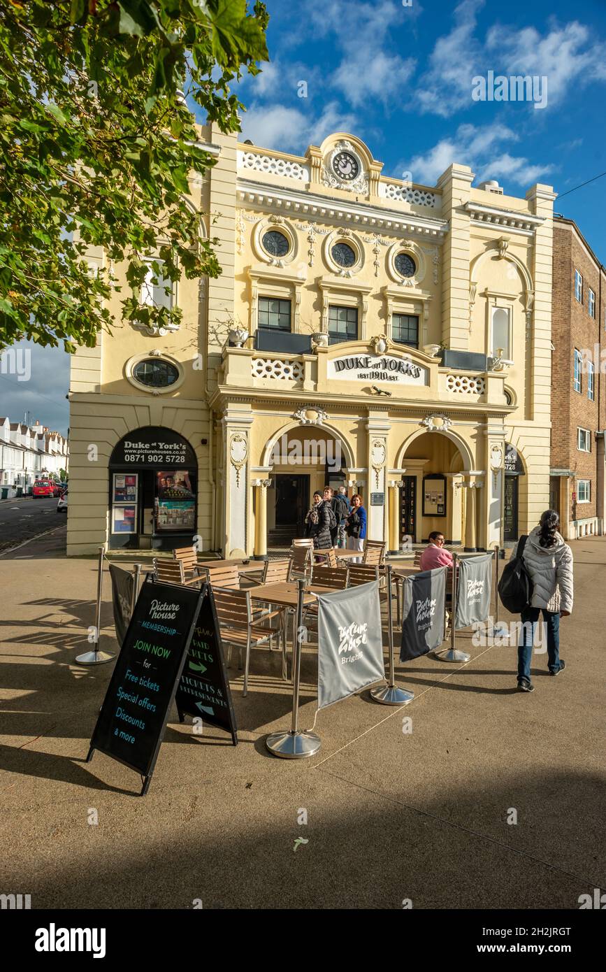 Brighton, October 22nd 2021: The Duke of York cinema in Brighton ...