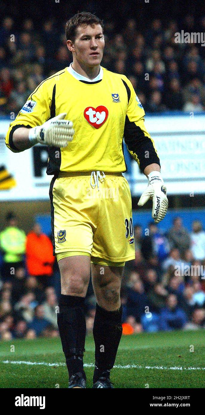 PORTSDMOUTH V WBA PORTSMOUTH GOALKEEPER JAMIE ASHDOWN PIC MIKE WALKER ...