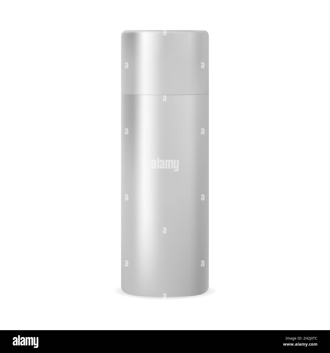 Silver metal aerosol spray mockup. Hairspray aluminum tin template ...