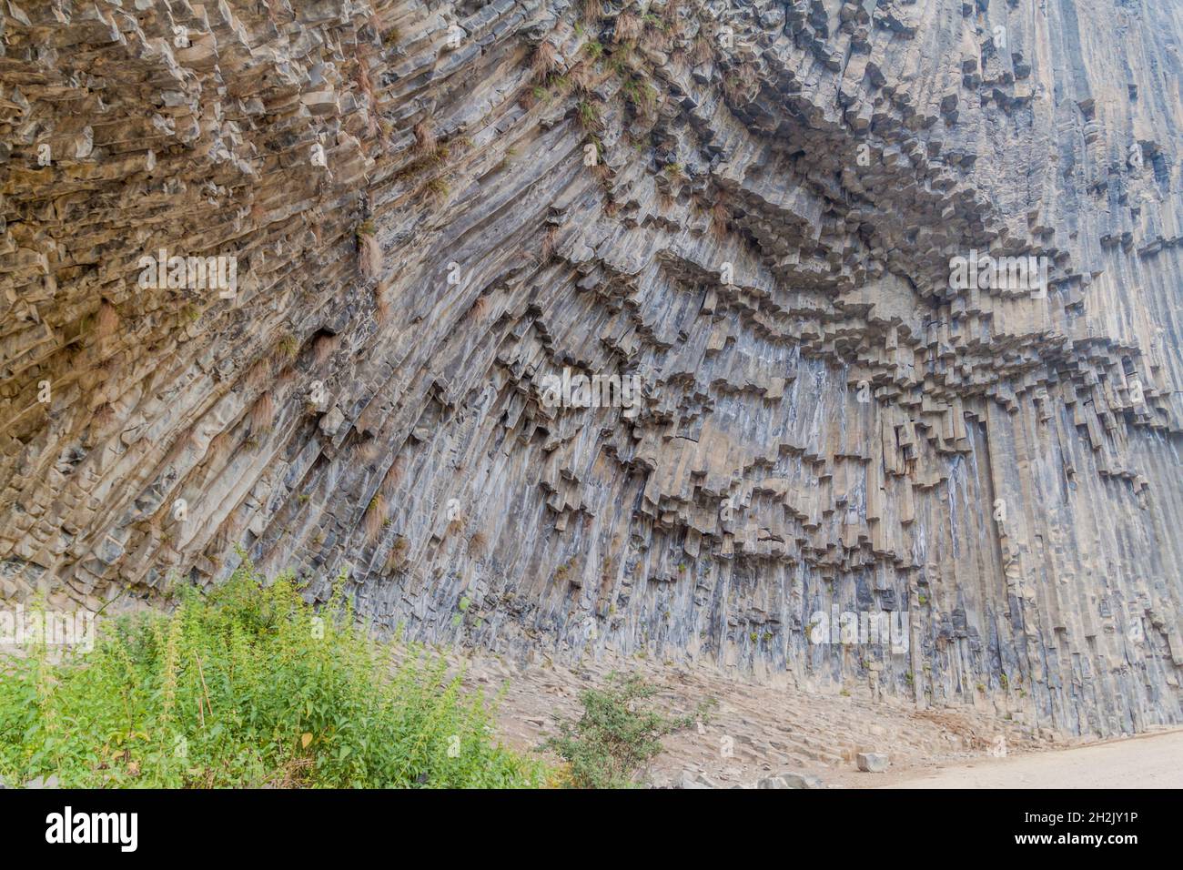 Basalt column formation called Symphony of the Stones along Garni gorge ...