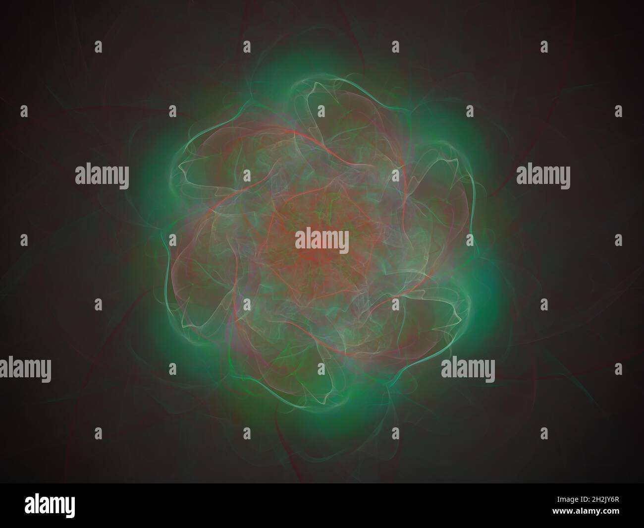 Abstract fractal background with colorful geometric pattern, digital ...