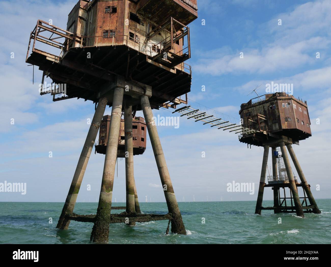 Red Sands Fort, Thames Estuary Stock Photo - Alamy