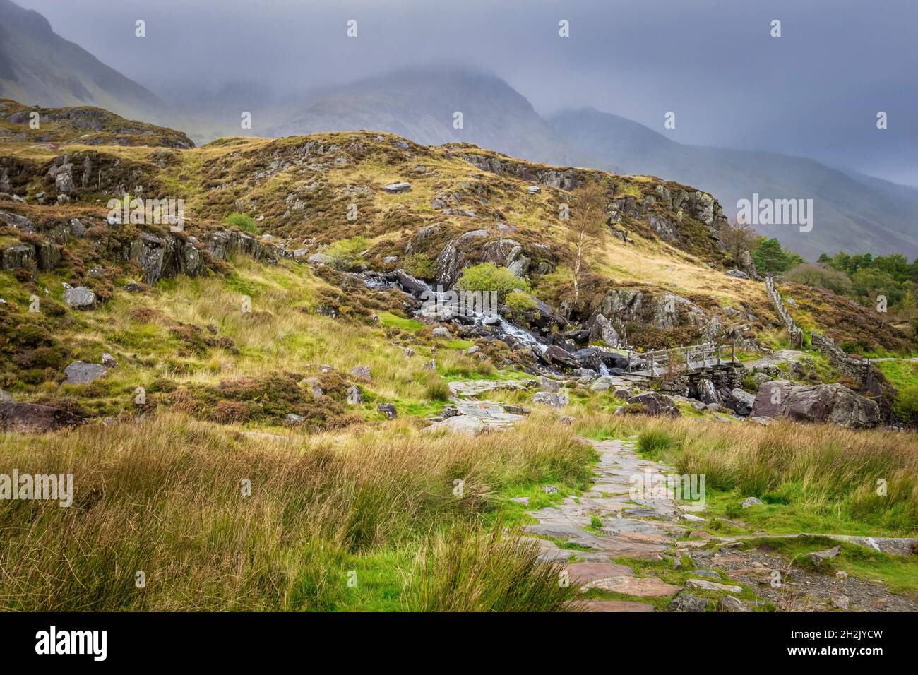 Stunning landscape Snowdonia National Park, North Wales Stock Photo - Alamy