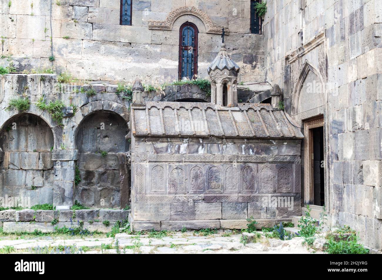 Detail of stone Tatev monastery, Armenia Stock Photo - Alamy