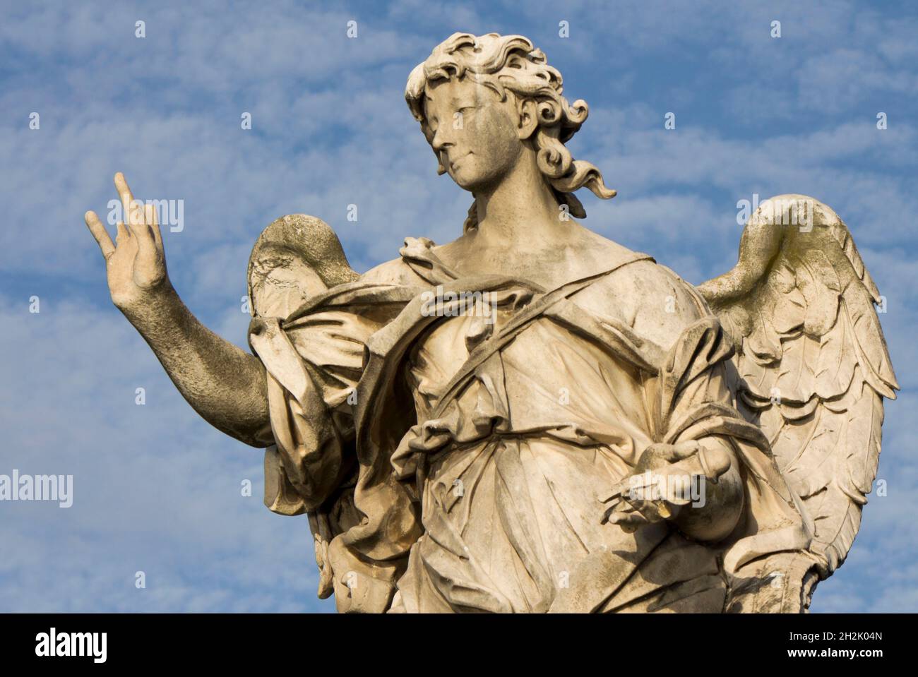 statue of angel in Rome Stock Photo - Alamy