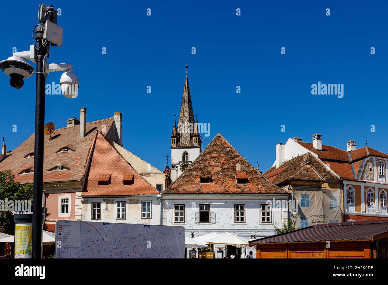 The city of Sibiu in Romania Stock Photo - Alamy