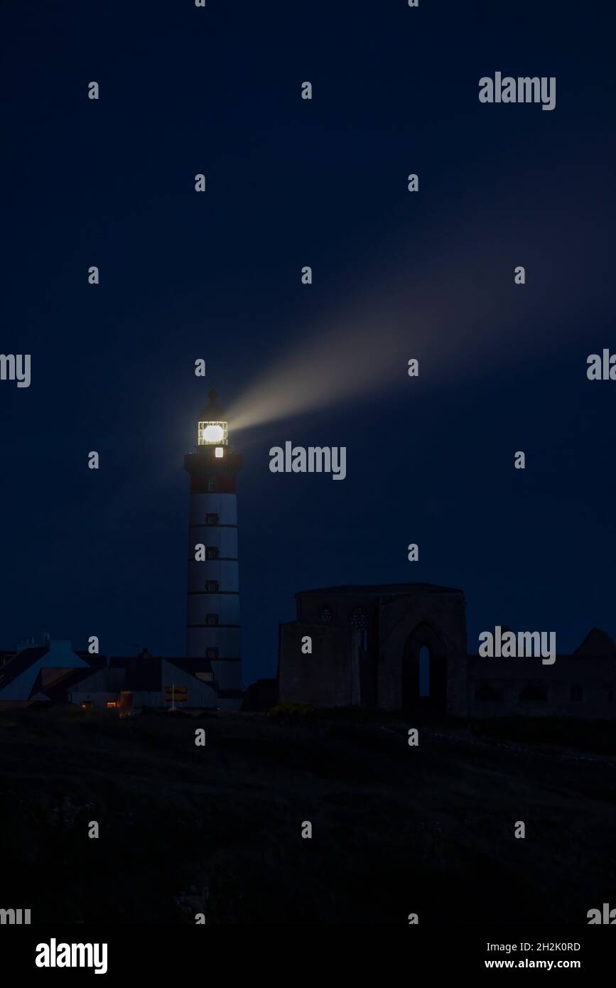 Saint-Mathieu Lighthouse, Pointe Saint-Mathieu in Plougonvelin ...