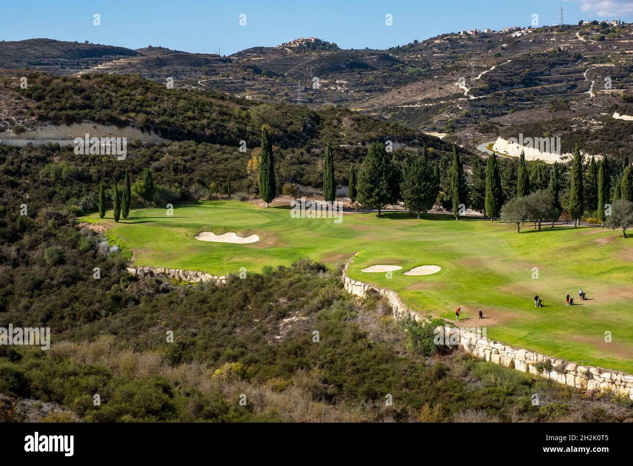 Overview of the Minthis Hills golf course, Tsada, Paphos, Cyprus Stock ...