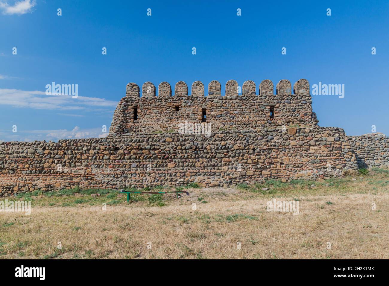 Walls of Gori Fortress in Gori town, Georgia Stock Photo - Alamy