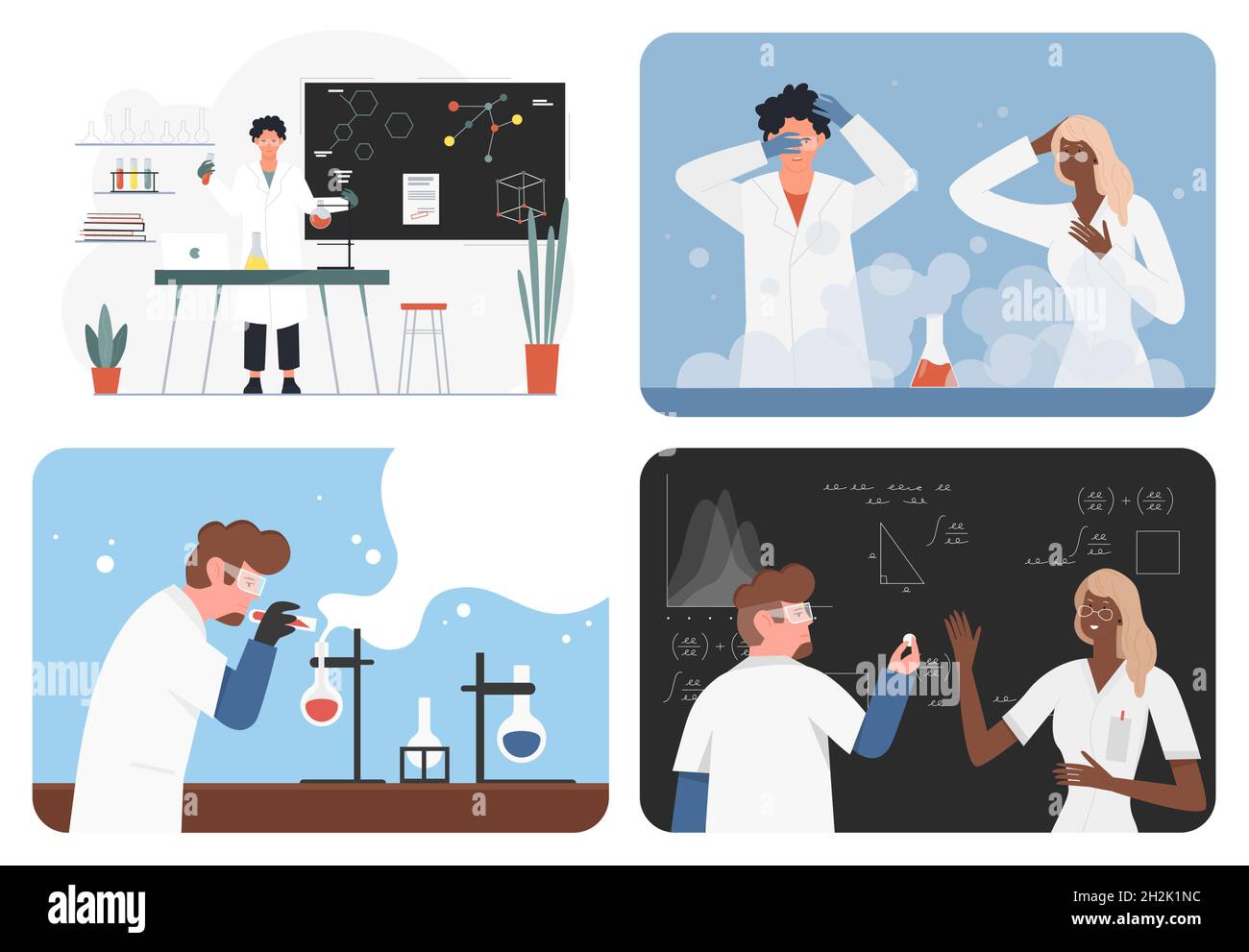 Science experiment cartoon hi-res stock photography and images - Alamy