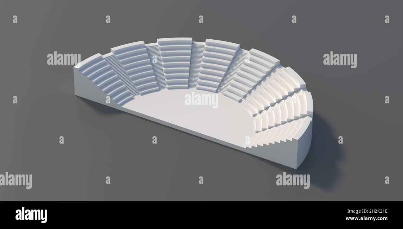 Amphitheatre illustration hi-res stock photography and images - Alamy