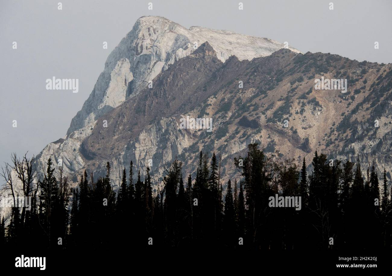 Matterhorn peak in the Wallowa mountains, Eagle cap wilderness Stock ...