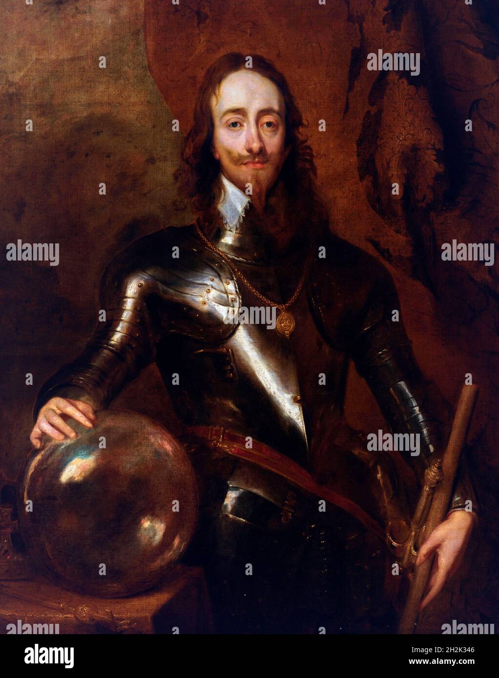 Charles I. Portrait King Charles I of England (1600-1649) by Anthony ...