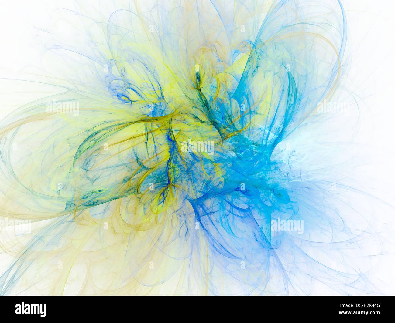 Abstract fractal background with colorful geometric pattern, digital ...