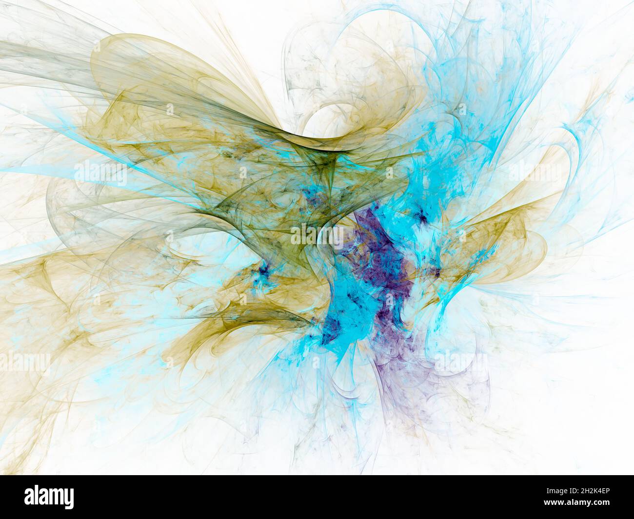 Abstract fractal background with colorful geometric pattern, digital ...