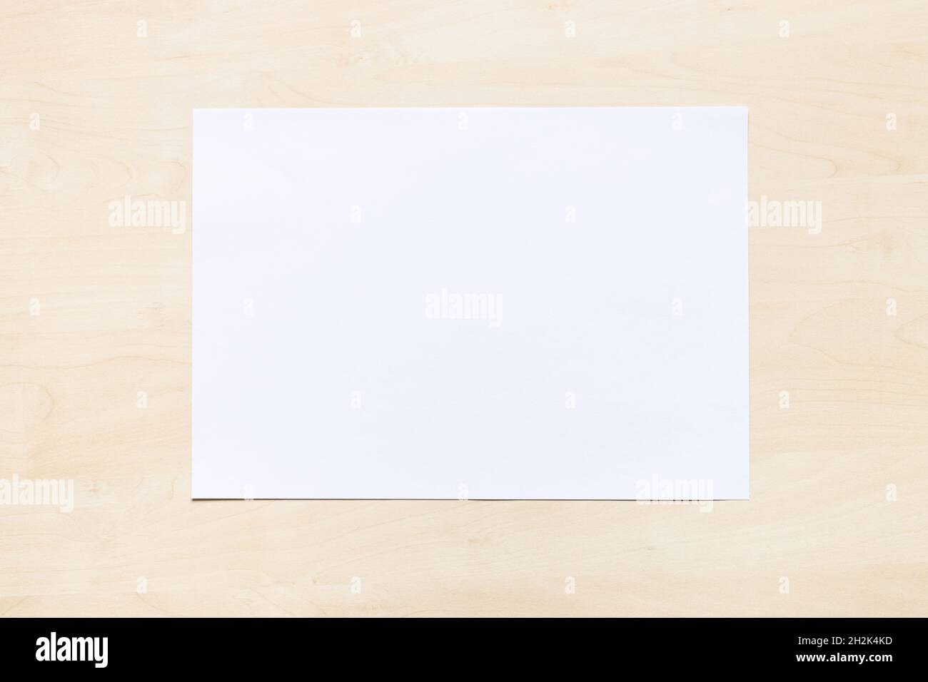 White paper sheet drawing flat hi-res stock photography and images - Alamy