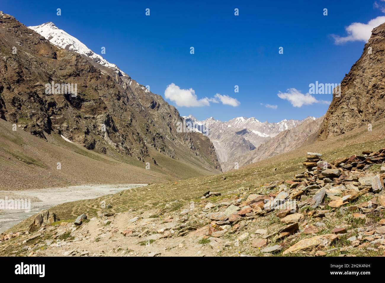 The wild, beautiful mountains of the Zanskar range Stock Photo - Alamy