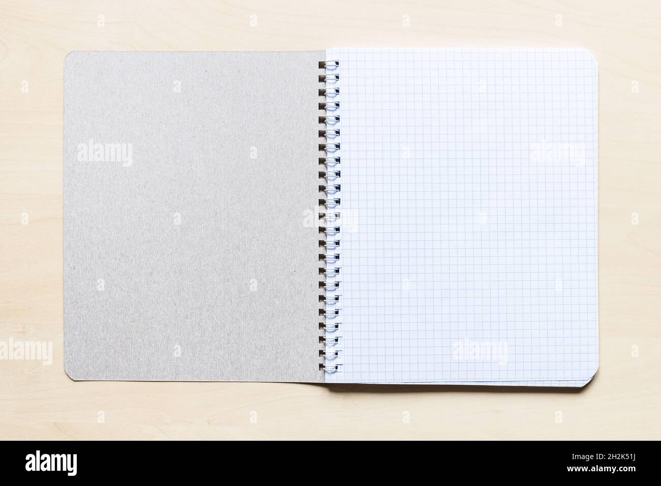 Blank squared page spiral notebook hi-res stock photography and images ...