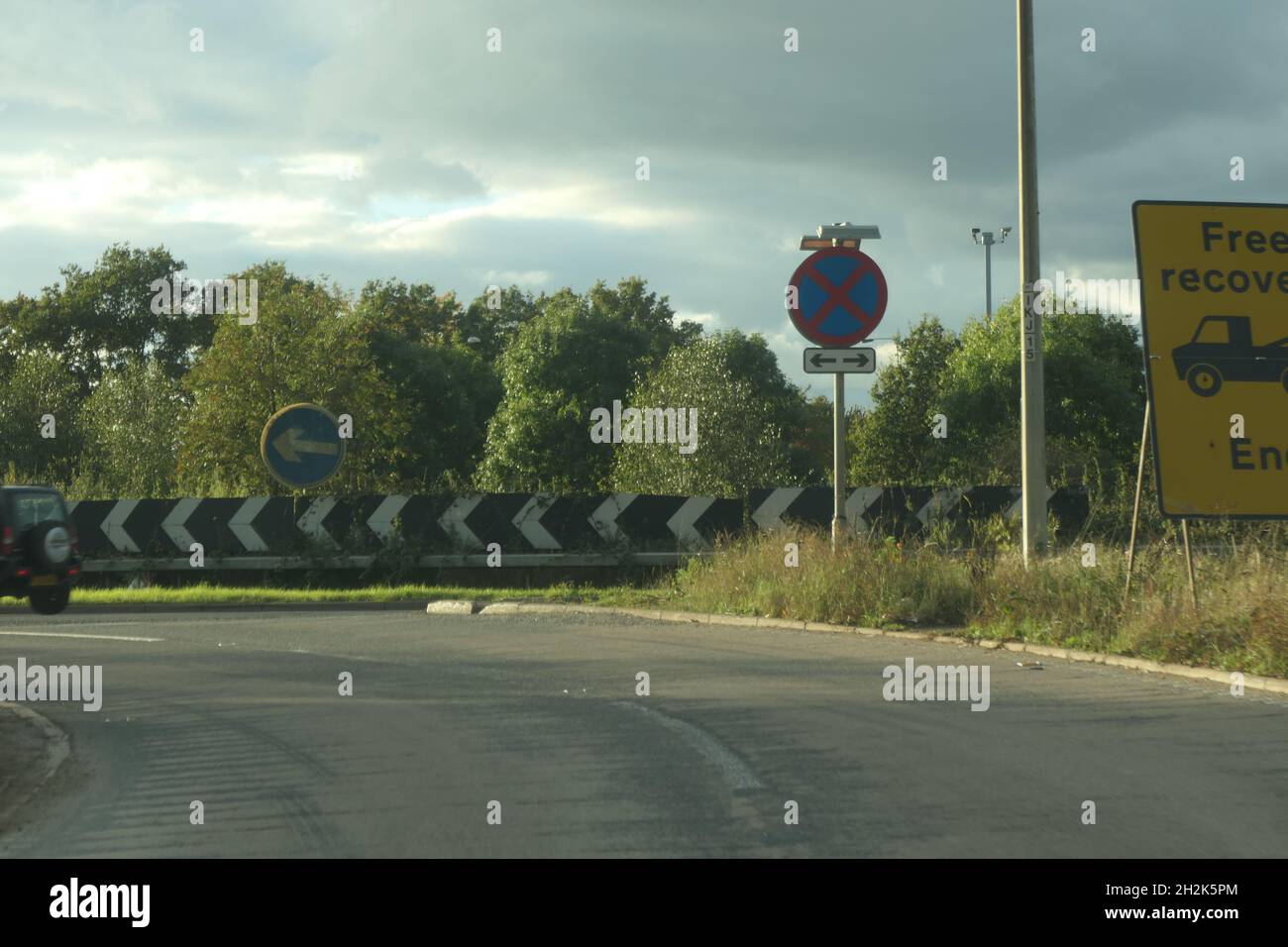 M1 motorway being altered to a Smart motorway Northamptonshire UK free ...