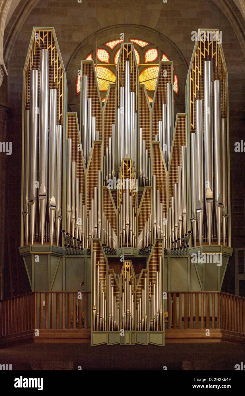 Gallery Organ, Metzler, 1965, St. Pierre Cathedral, Geneva, Switzerland ...