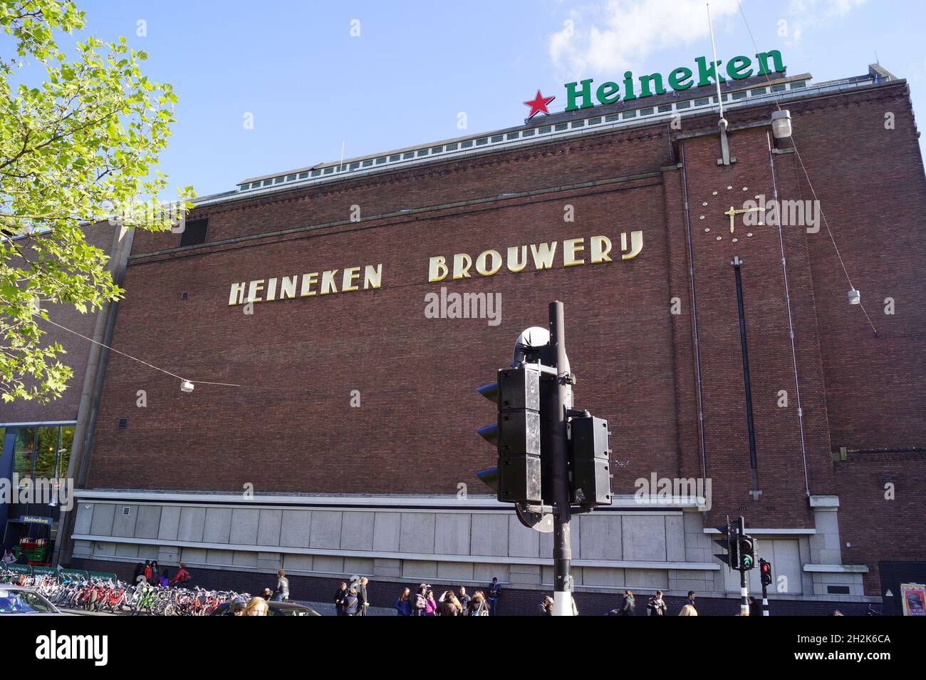 Amsterdam, Netherlands: The Heineken Experience: a view of the exterior ...