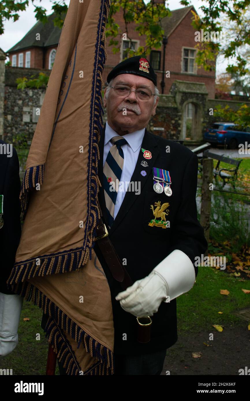 Queen's Own Buffs, The Royal Kent Regiment, Armistice Day 2019 at ...