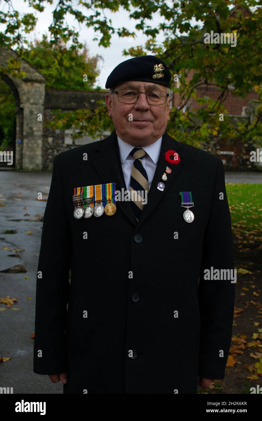 Queen's Own Buffs, The Royal Kent Regiment, Armistice Day 2019 at ...