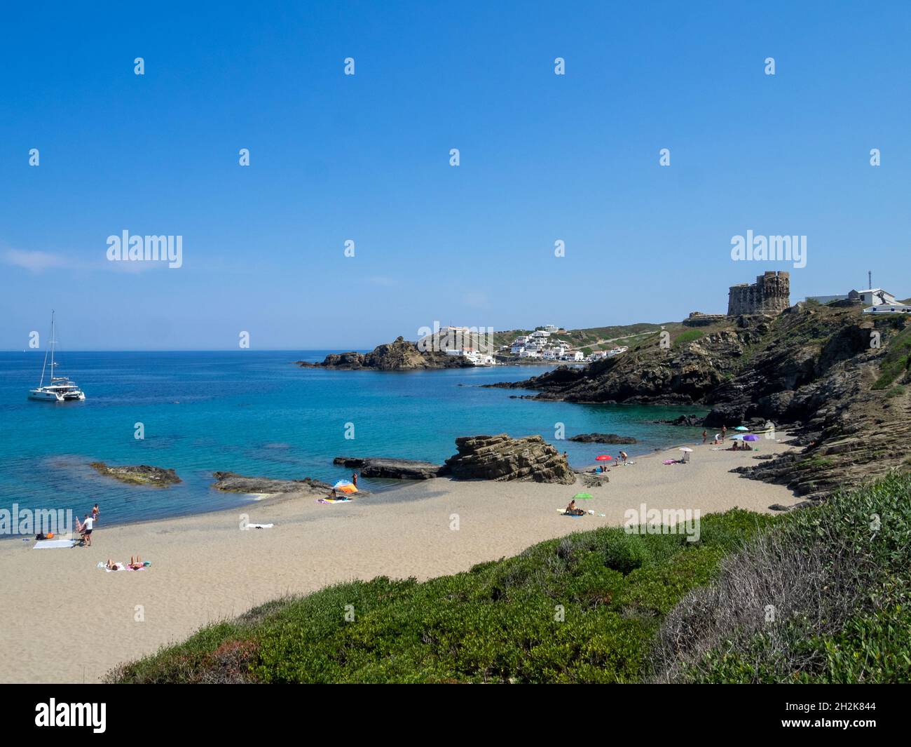 Cala Sa Mesquida, Menorca Stock Photo - Alamy