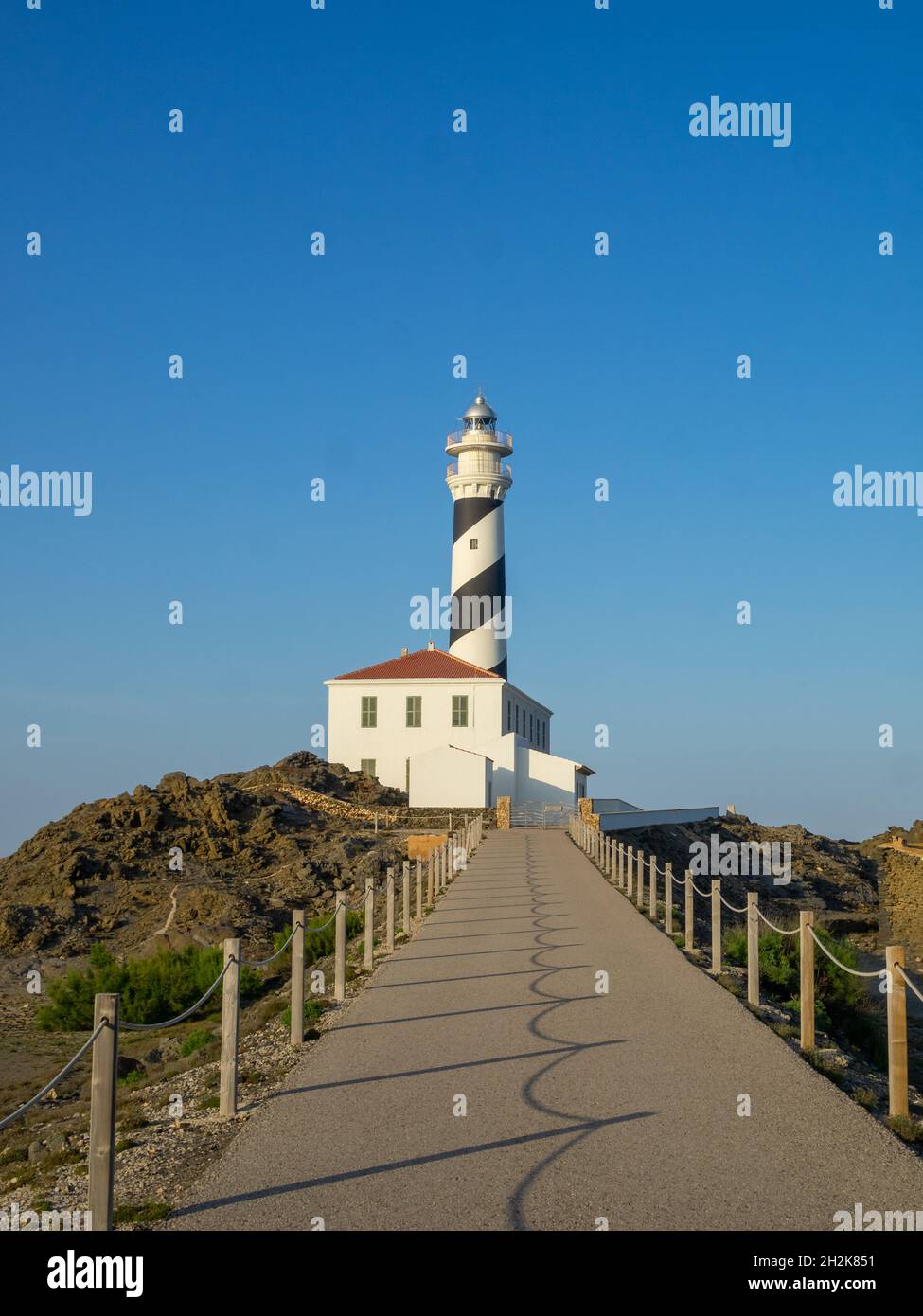 Favaritx Lighthouse, Menorca Stock Photo - Alamy