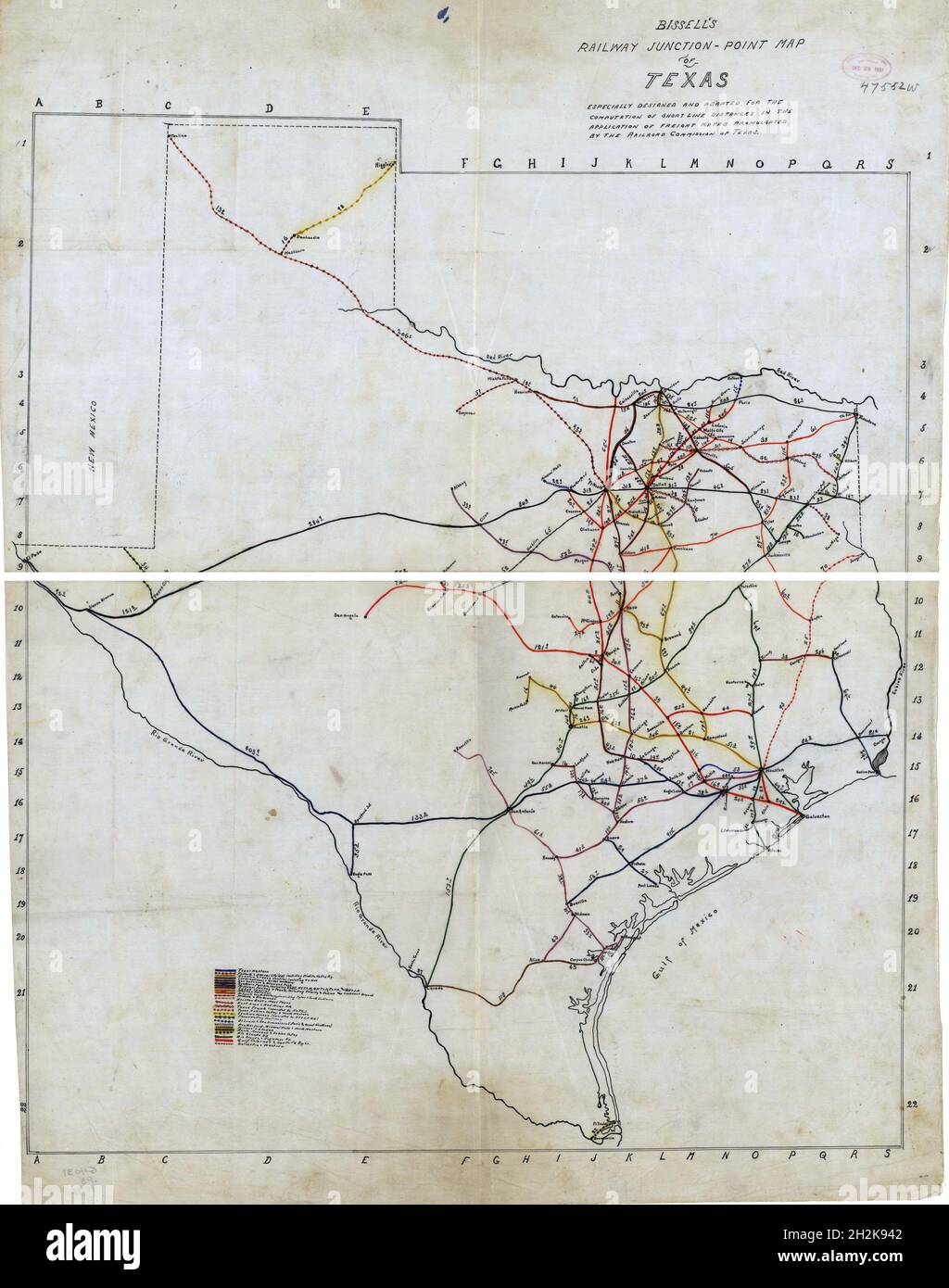 Mapa Del Condado De Junction Texas