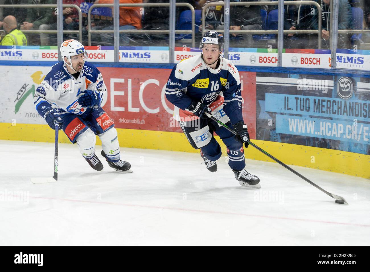 22.10.2021, Quinto, Stadio Multifunzionale, NL: HC Ambri-Piotta - ZSC ...