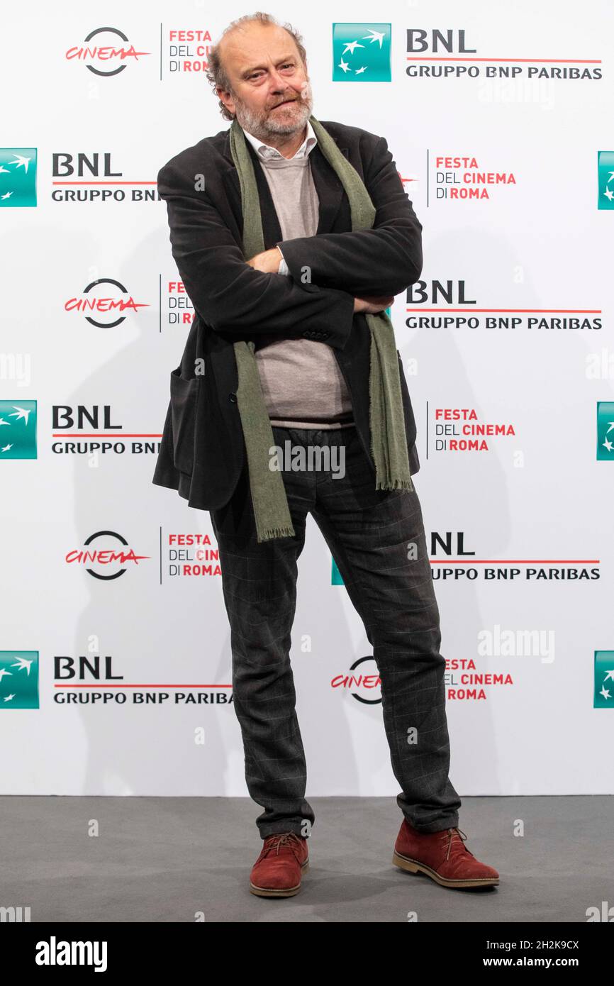 Rome, Italy. 22nd Oct, 2021. Director Gianfranco Pannone attends the ...