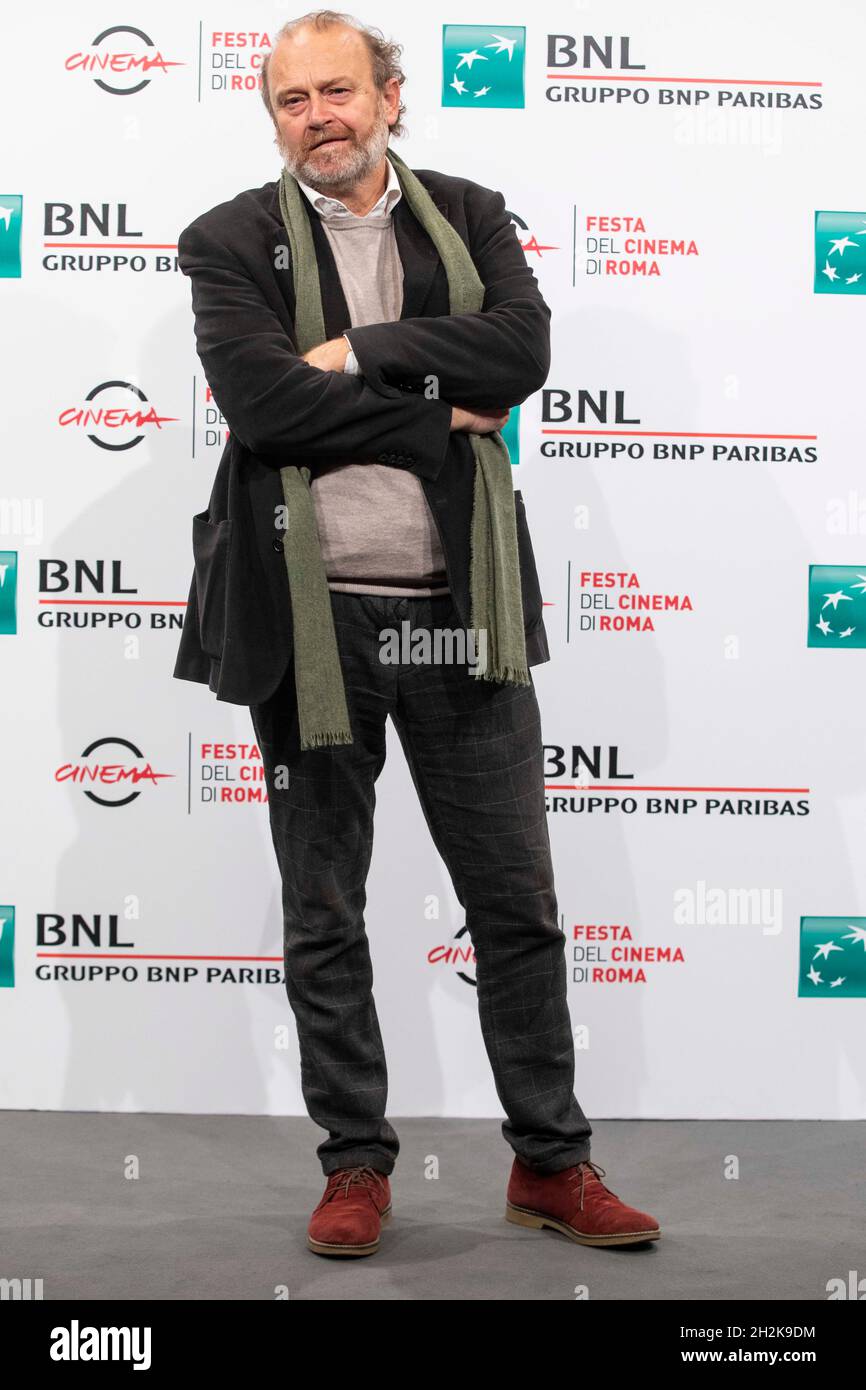 Rome, Italy. 22nd Oct, 2021. Director Gianfranco Pannone attends the ...