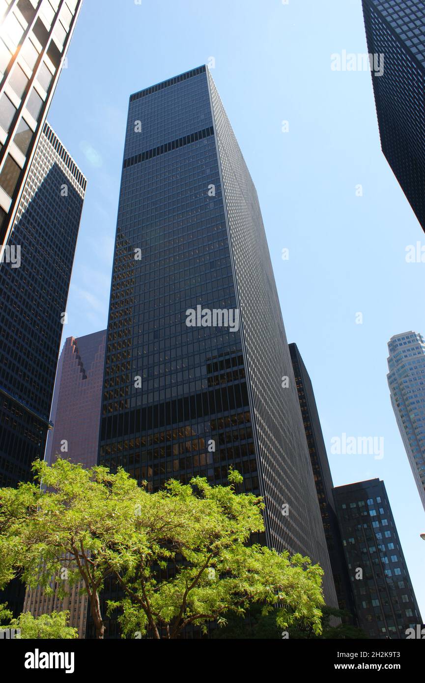 TORONTO, CANADA - Jun 11, 2010: A low-angle shot of Canada Toronto ...