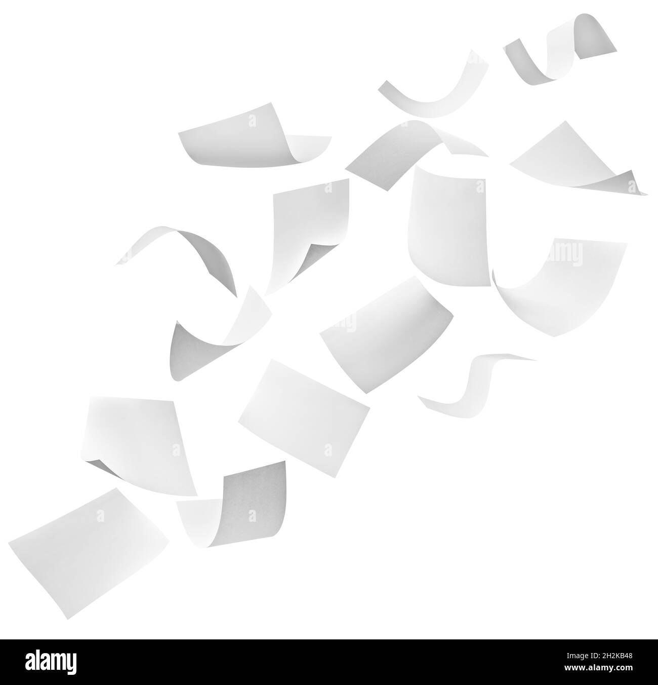 paper document flying paperwork business wind office Stock Photo - Alamy