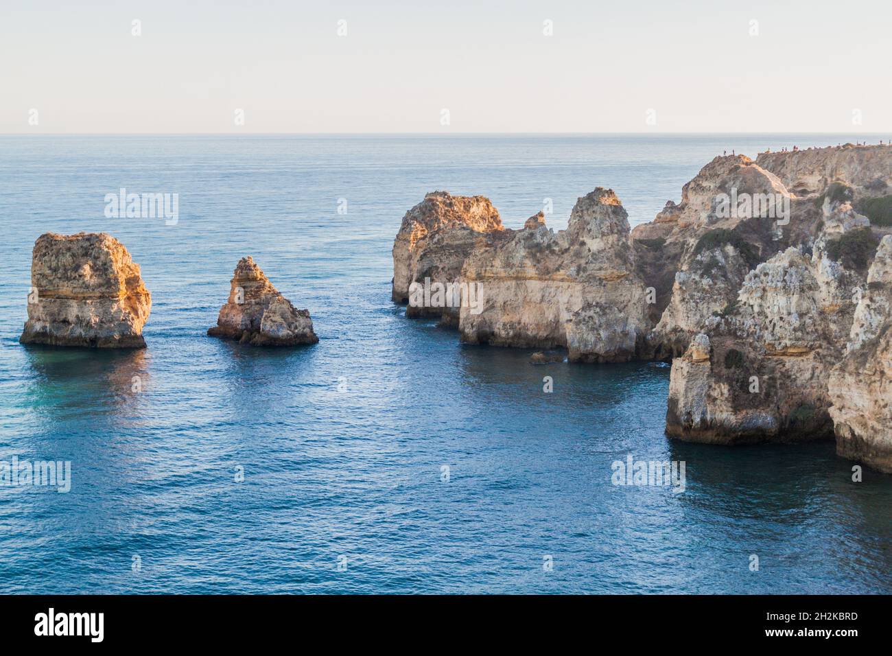 Rocky cliffs near Lagos, Portugal Stock Photo - Alamy