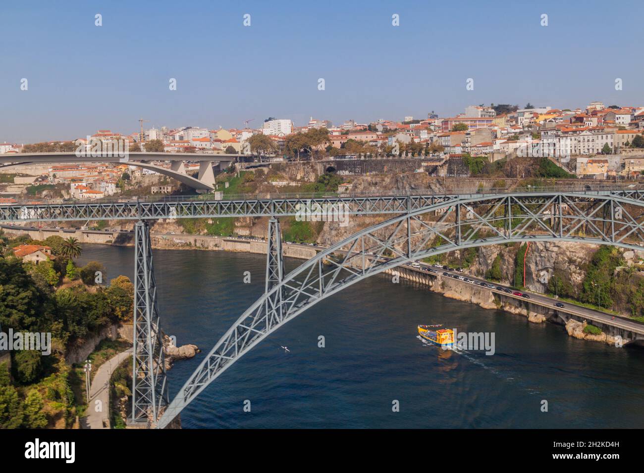 Bridges over Douro river in Porto, Portugal Stock Photo - Alamy