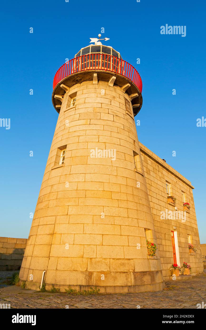 Howth Pier Lighthouse, Howth, County Dublin, Irealnd Stock Photo - Alamy