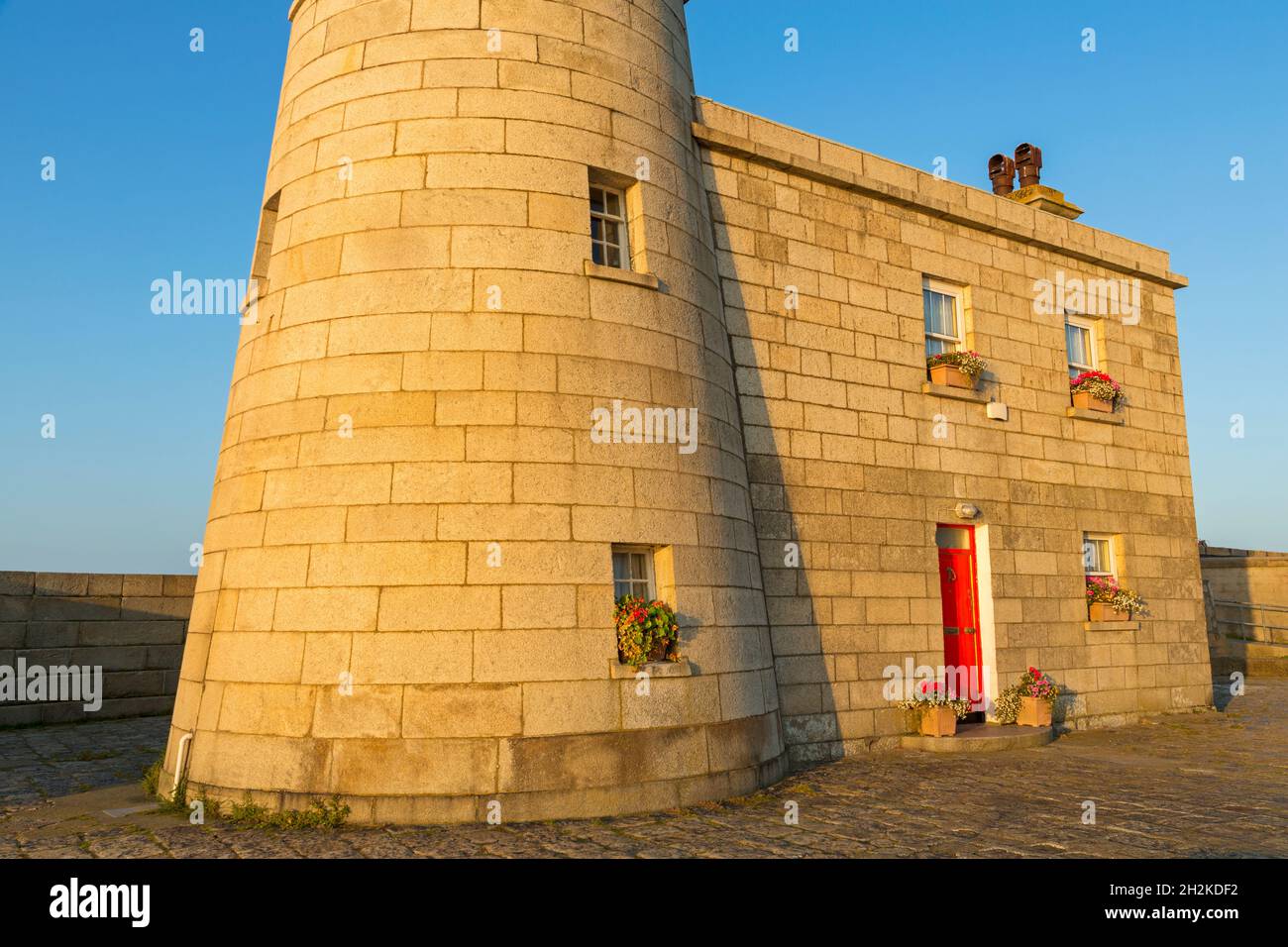 Howth Pier Lighthouse, Howth, County Dublin, Irealnd Stock Photo - Alamy