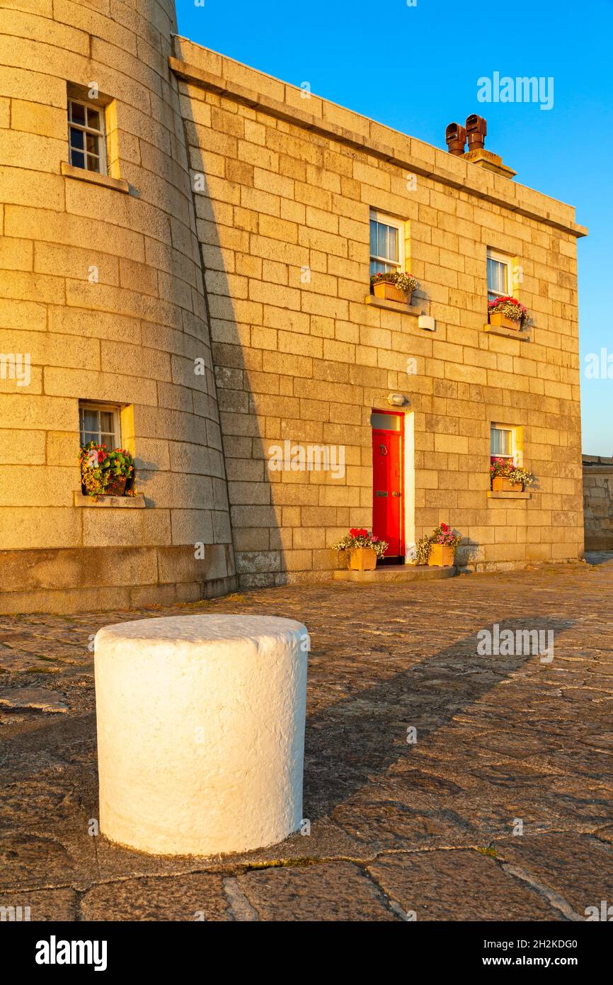 Howth Pier Lighthouse, Howth, County Dublin, Irealnd Stock Photo - Alamy