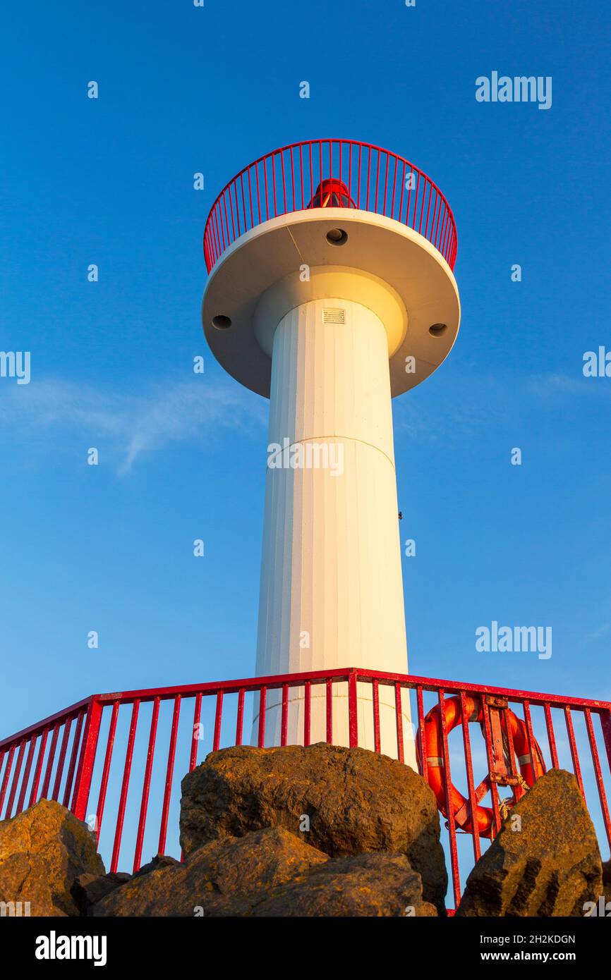 New Howth Pier Lighthouse, Howth, County Dublin, Irealnd Stock Photo ...